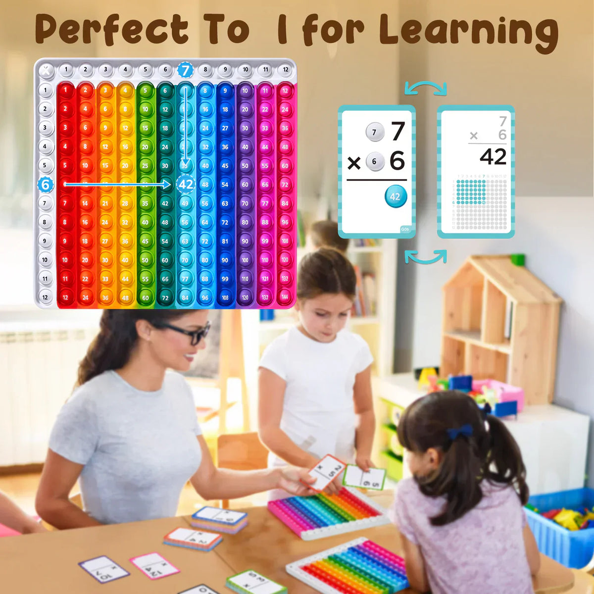 Math Flash Cards and Pop Fidget Chart – fullofcarts