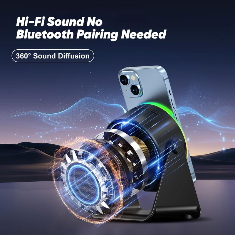 4-In-1 360° Rotating Bluetooth Speaker Stand – fullofcarts