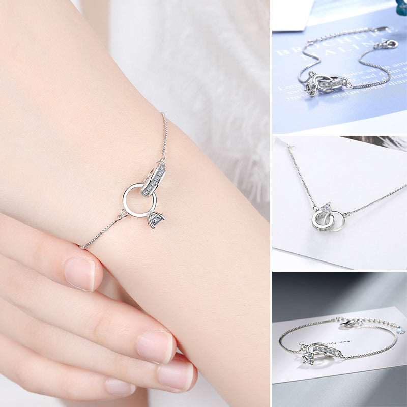 Unique Design Interlocking Rings Bracelet – fullofcarts