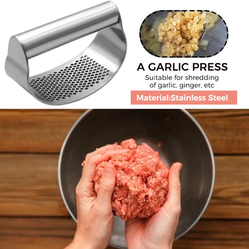 Stainless Steel Garlic Press – fullofcarts