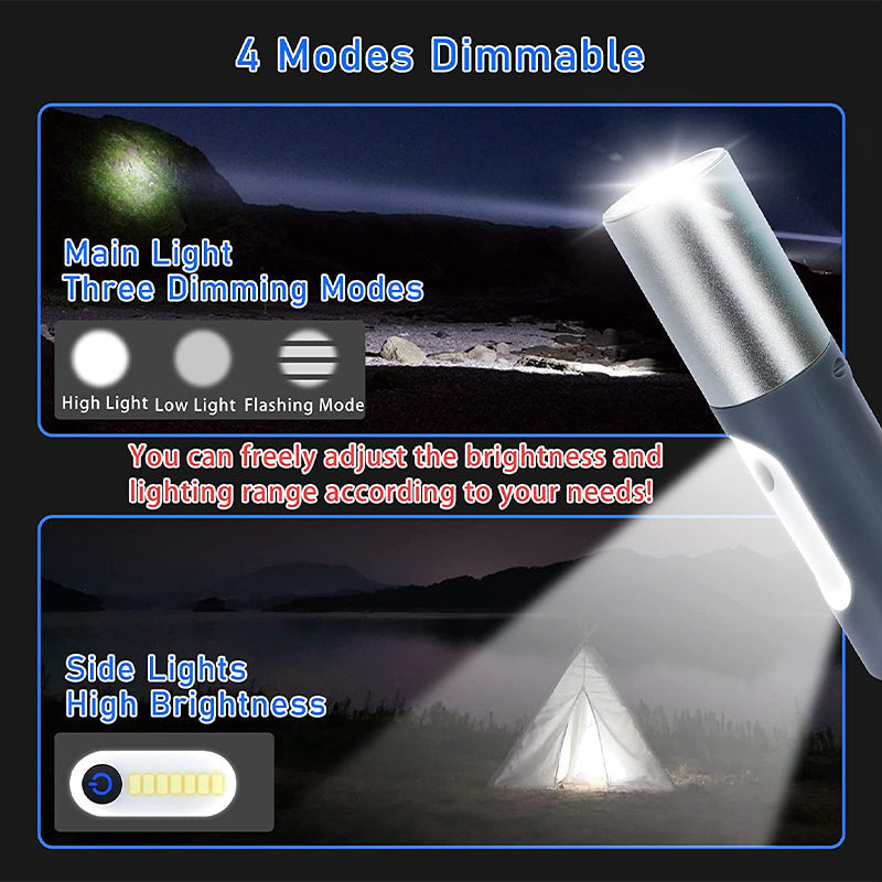 LED Rechargeable Flashlights – fullofcarts