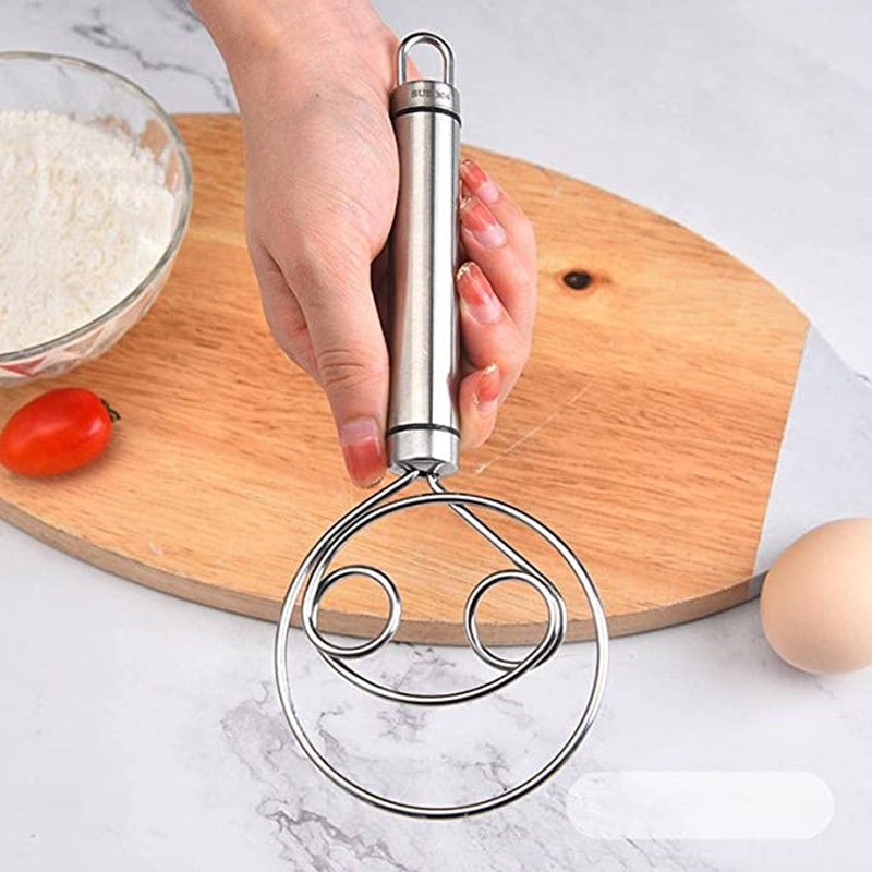 Stainless Steel Magic Dough Whisk – fullofcarts