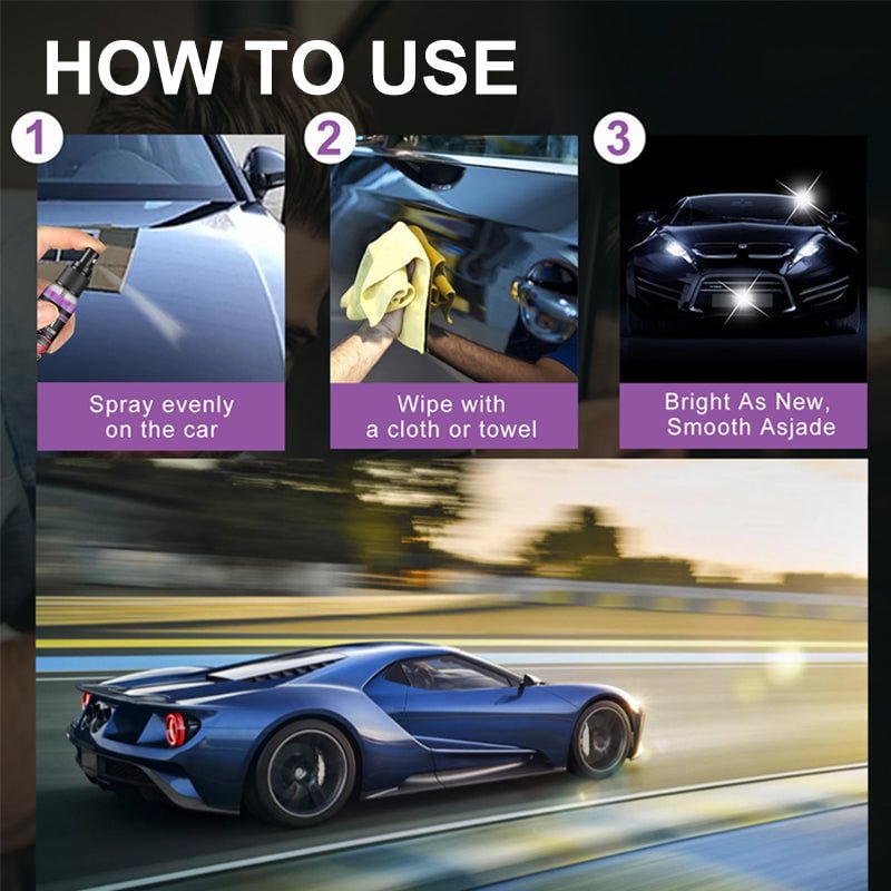 3 in 1 High Protection Quick Car Coating Spray – fullofcarts