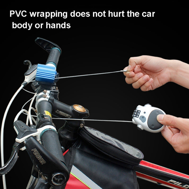 Anti-theft Telescopic Wire Lock – fullofcarts