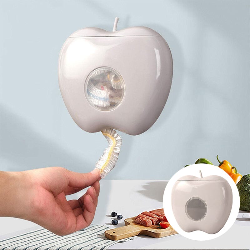 🍏 🍎Apple Shaped Plastic Wrap Storage Box – fullofcarts